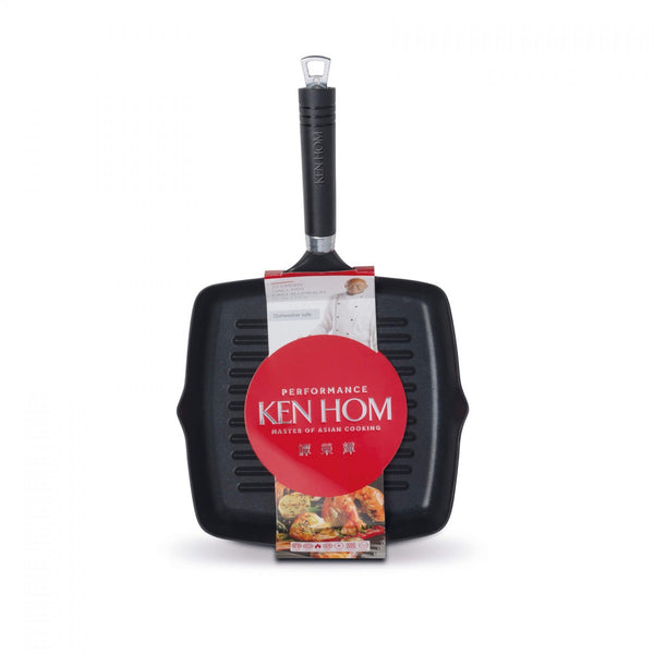 Ken Hom Performance Non Stick Cast Aluminium Grill Pan - 25cm – Home ...